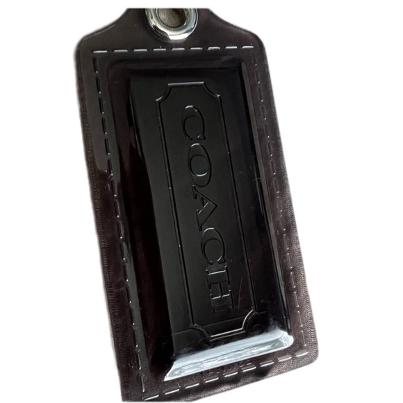 Coach | Bags | Coach Clear Hangtag Smokey Color | Poshmark